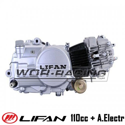 Motor 110cc LIFAN Semi Auto + Electrico (1P52FMH) - WOR RACING